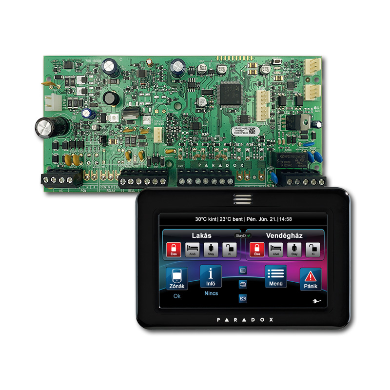 Paradox SP5500+ és TM50B szett - 32 zónás, vezetékes központ szett ...