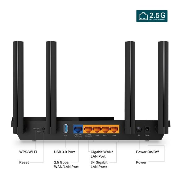 TP-Link ARCHER AX55 PRO Wi-Fi Router - Biztonságtechnikai ...