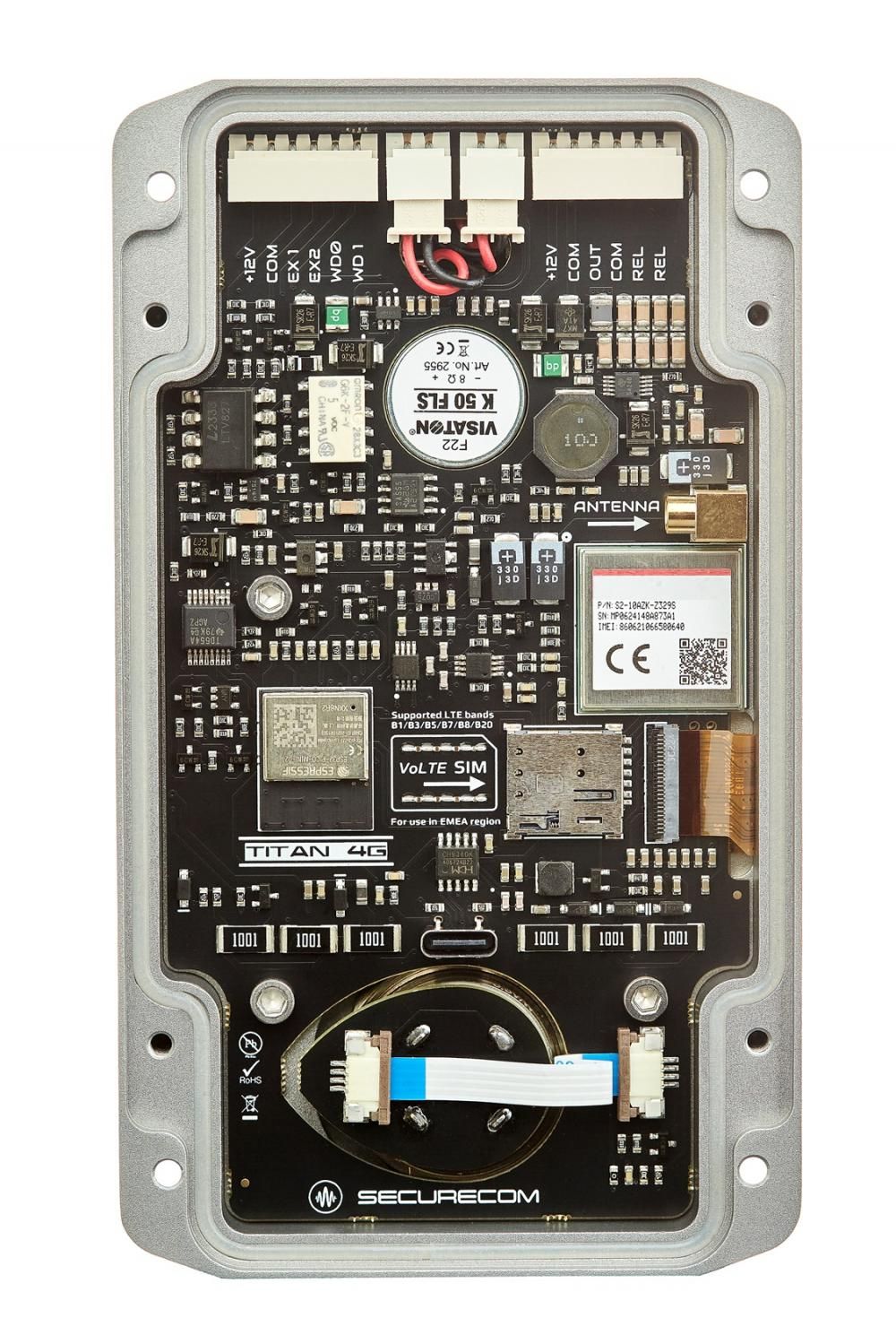 Securecom SC-TITAN 4G Audio GSM kaputelefon - Biztonságtechnikai ...
