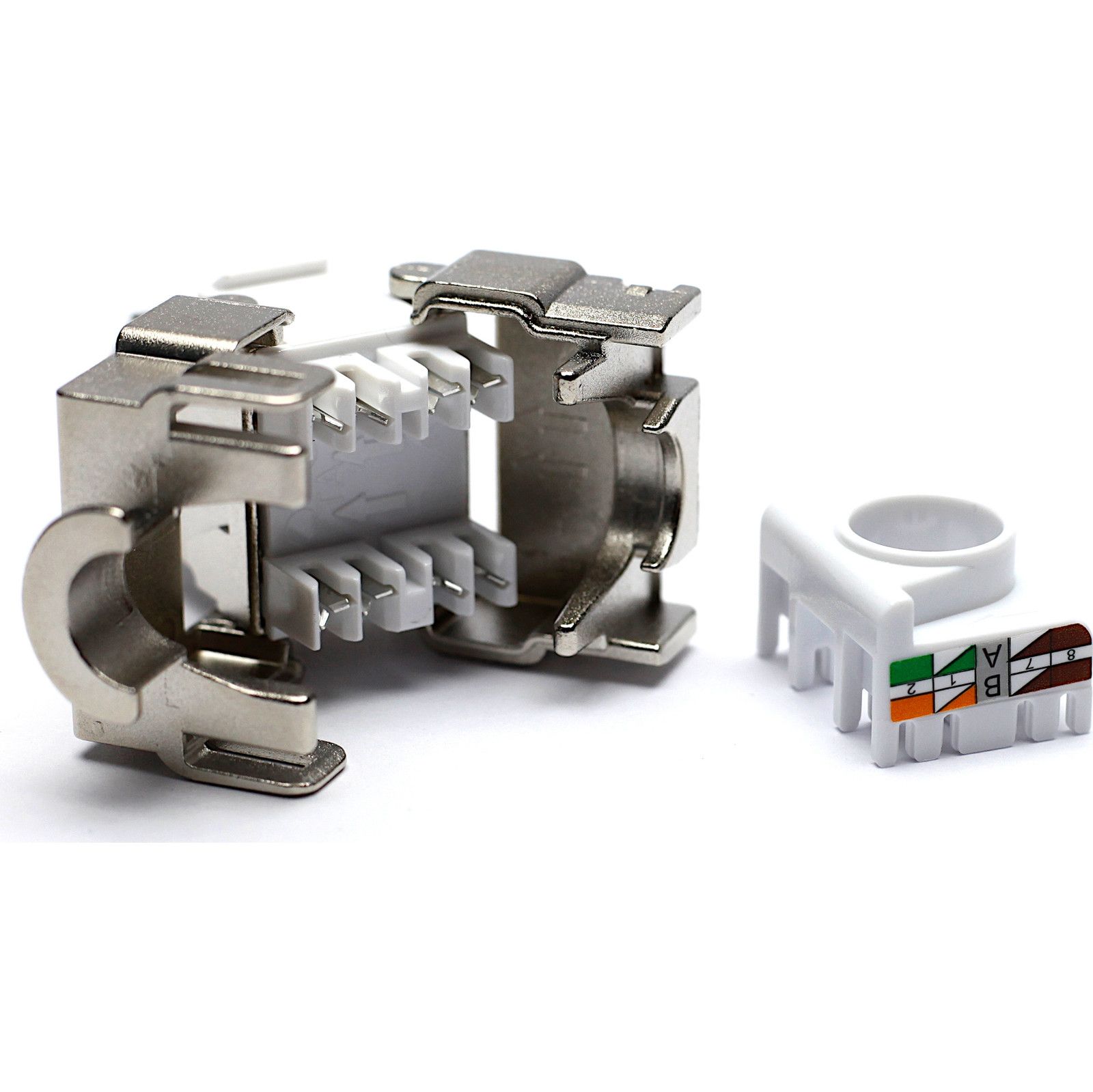 Cat.6a STP Keystone betét - Biztonságtechnikai Nagykereskedelmi Áruház