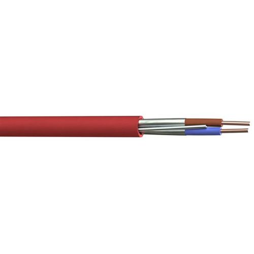 JB-H(St)H Tűzálló tűzjelző kábel, piros, 2x2 eres, 0,8 mm2, 500 m ...