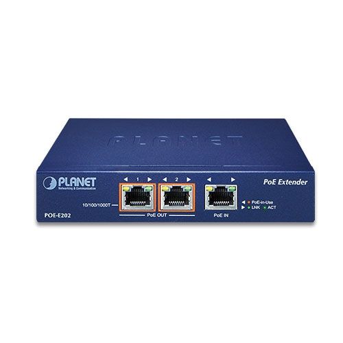 Planet PoE-E202 gigabit PoE extender - Biztonságtechnikai Nagykereskedelmi Áruház