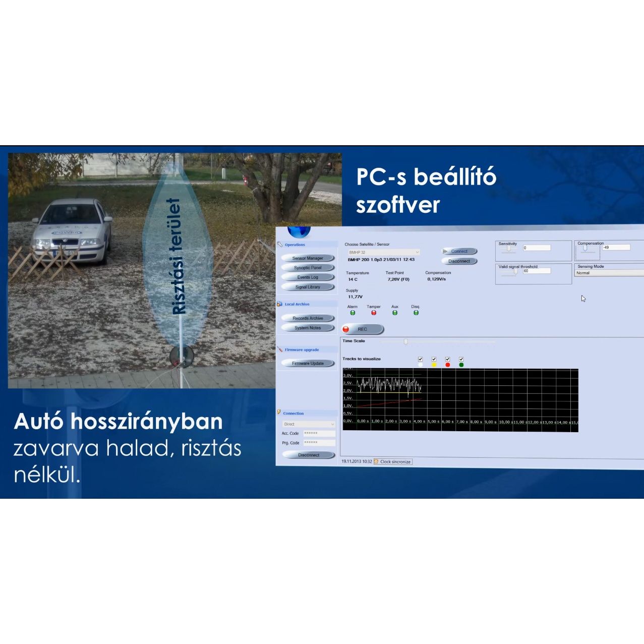 AVS AVS BM60HP - kültéri, vezetékes radarsorompó - Biztonságtechnikai ...