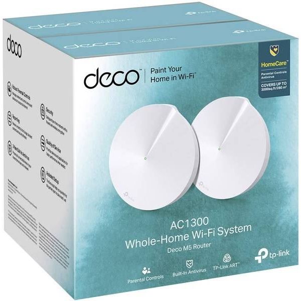 TP-Link Deco M5 (2-PACK) Mesh Wi-Fi Rendszer - Biztonságtechnikai ...